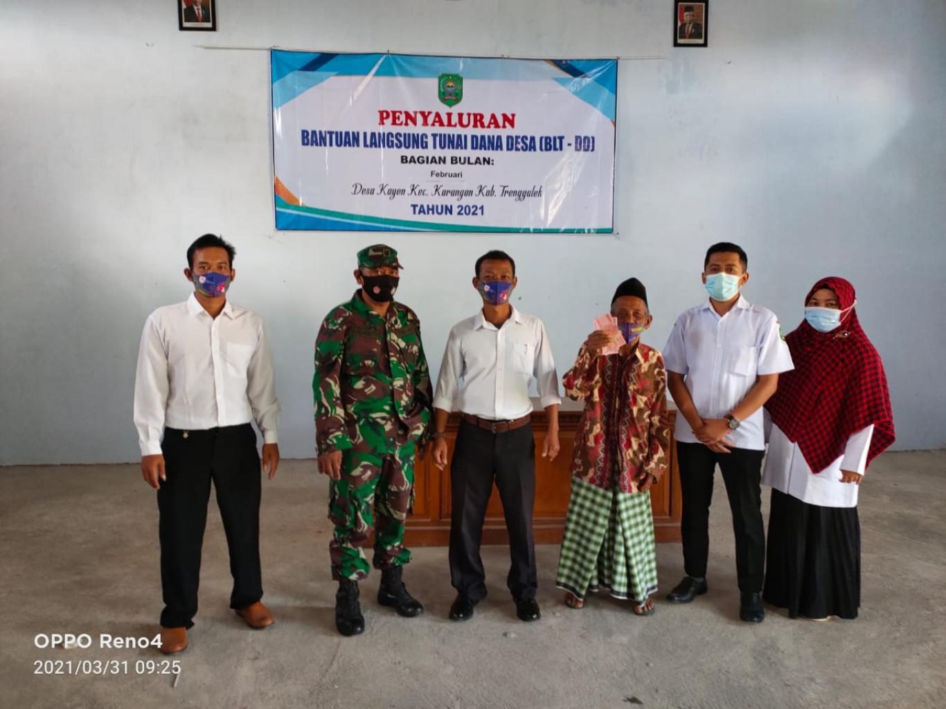 PENYALURAN BLT DD TAHAP 2 TAHUN 2021 - Website Desa KAYEN